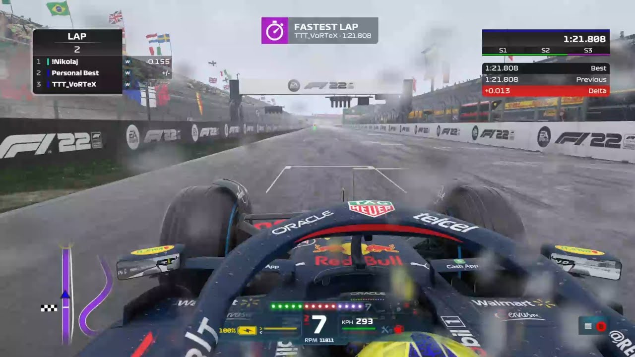 F1 22 Netherlands Circuit Park Zandvoort Wet Time Trial Hot Lap + Setup ...