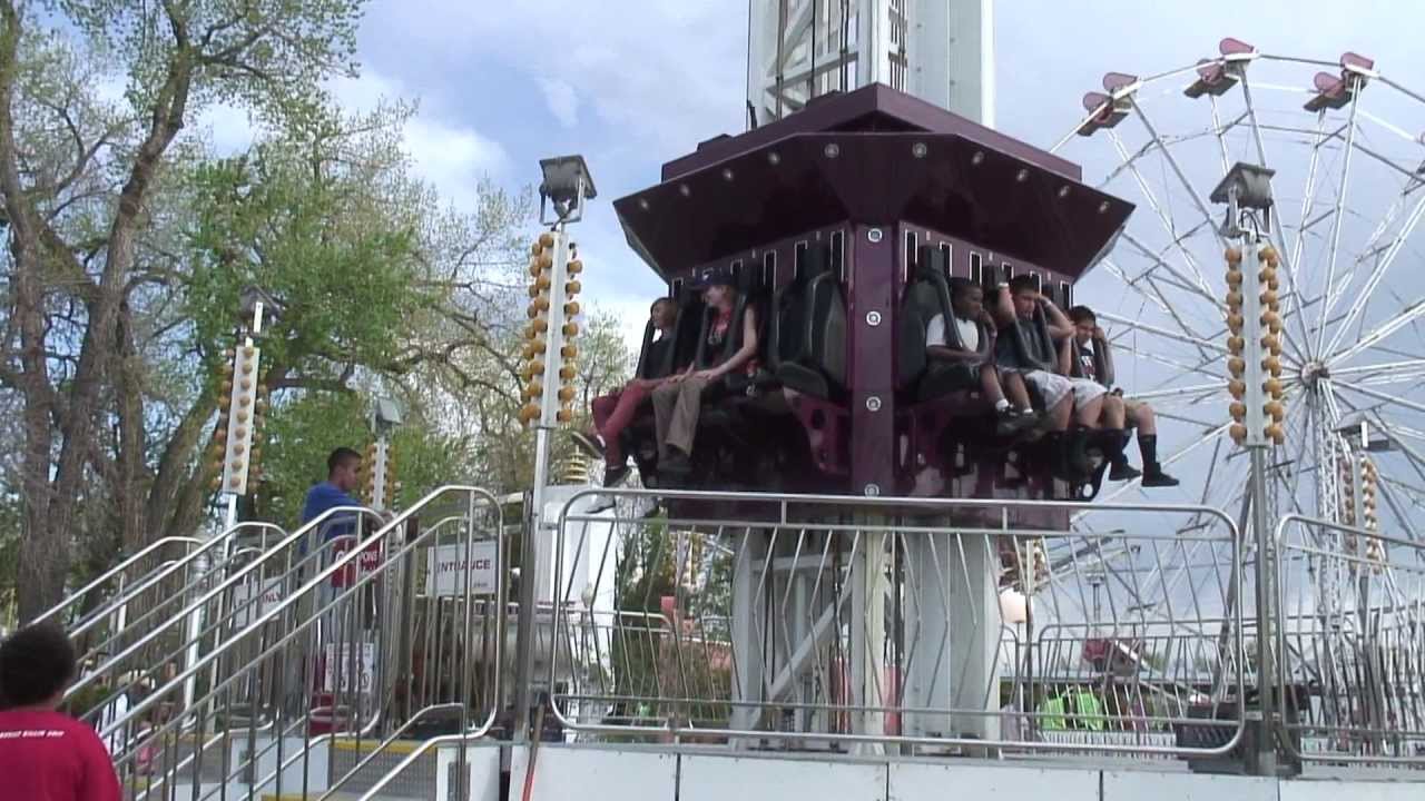 Zoom Ride Gravity Drop at Lakeside Amusement Park - YouTube