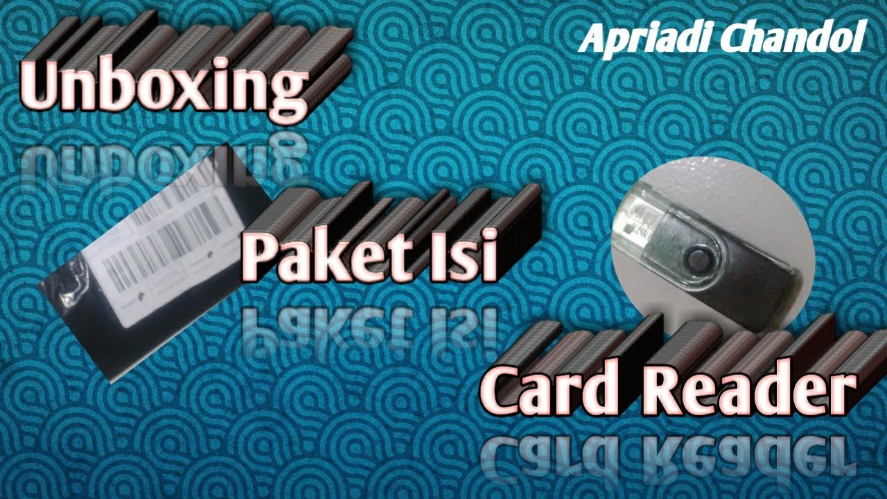 Unboxing Paket Isi Card Reader - YouTube