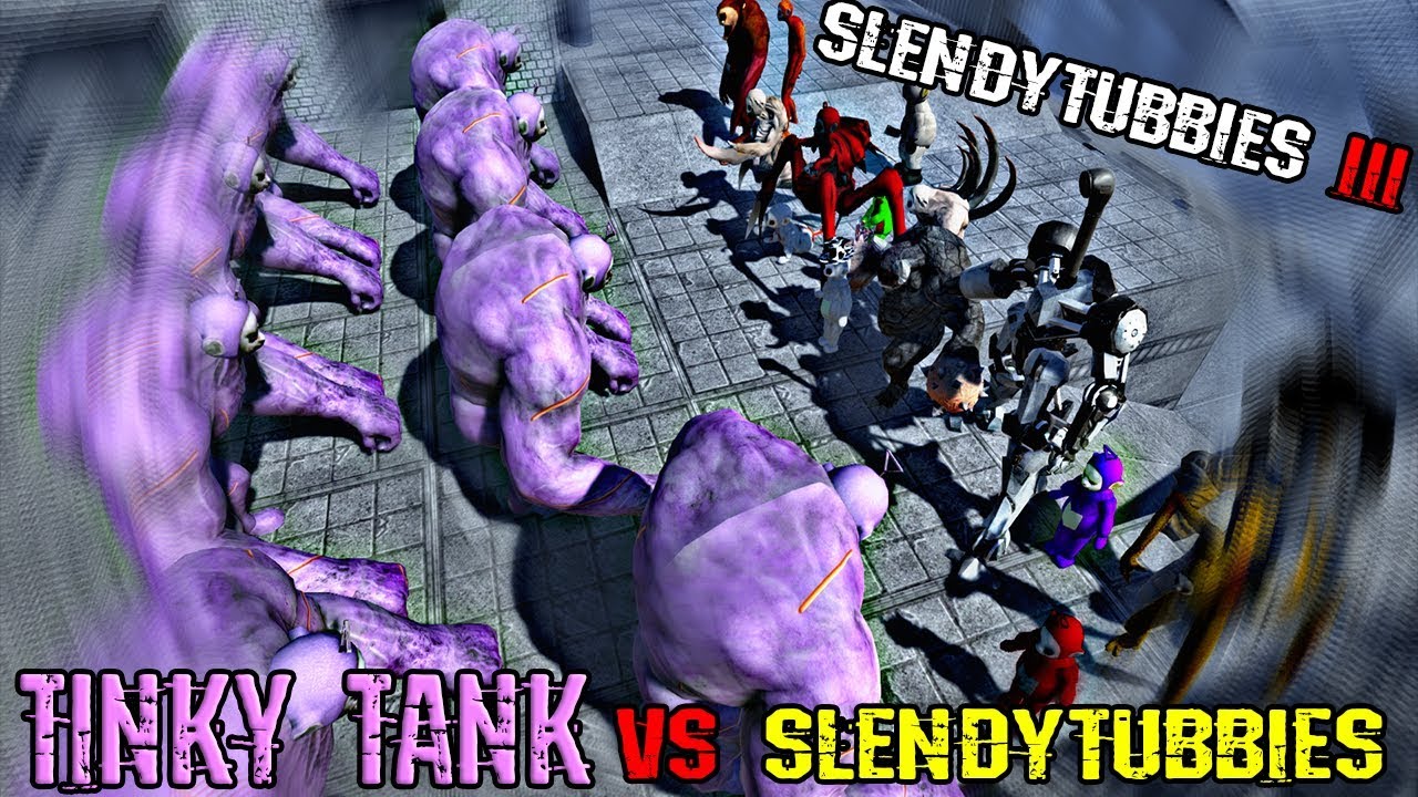 TINKY TANK EN ACCIÓN | Civil War | Slendytubbies 3 | SANDBOX - YouTube