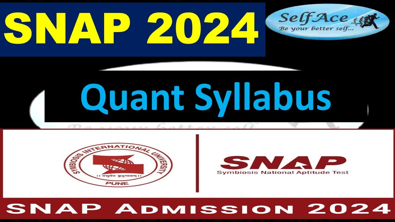 SNAP 2024 Quant Syllabus #snap #mba #iims #sibmpune #sibm #cat2024 ...