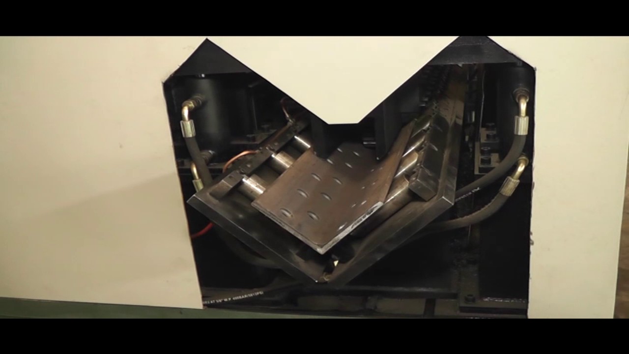 angle back or angle heel milling machine - YouTube