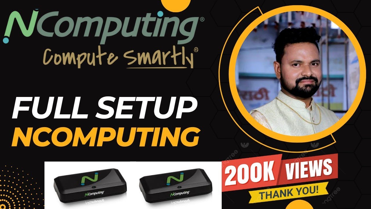 How To Setup Ncomputing System Kamal Sir Editor By Ayub Khan The Computer World Youtube