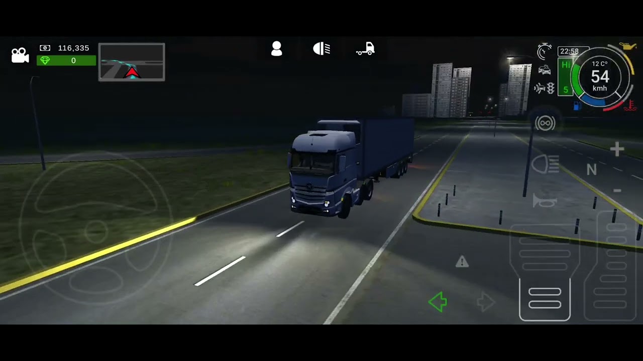 Driving Mermedes Gens Actros IV 2042 LS 4X2 |#grandtrucksimulator | |# ...