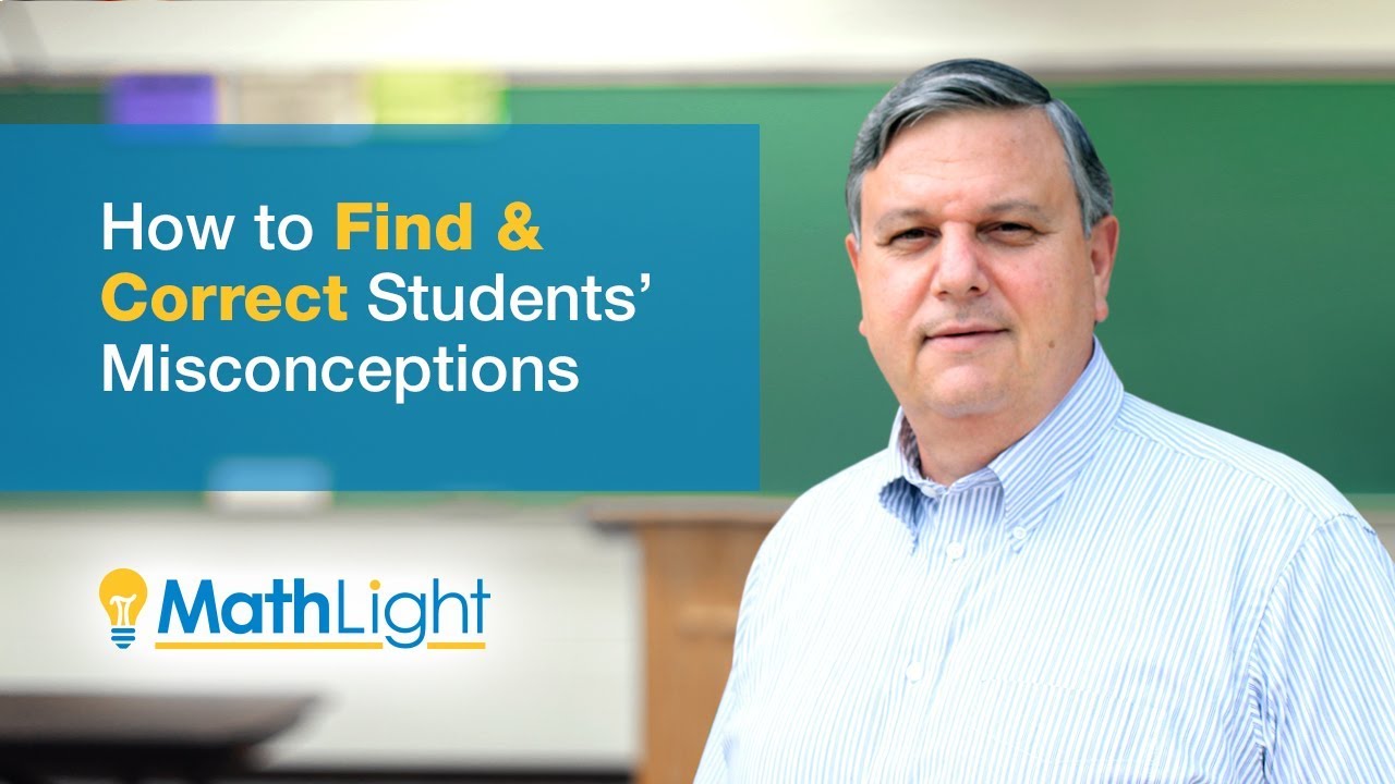 How to Find & Correct Students' Misconceptions - YouTube