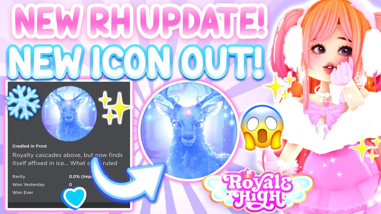 ⚠NEW ROYALE HIGH UPDATE! NEW BADGE ICON OUT NOW GLITTERFROST HALO 2023 ...