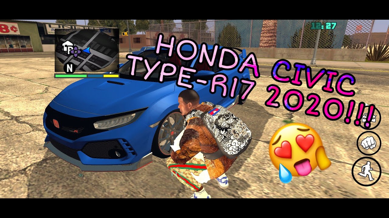 HONDA CIVIC TYPE-R17 REVIEW!!! | GTA SA ANDROID - YouTube