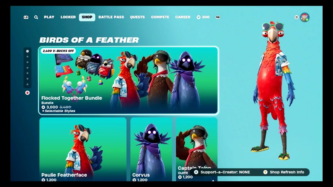 New "Birds Of A Feather" Bundle!! |Fortnite Item Shop| (Sept 19, 2024 ...