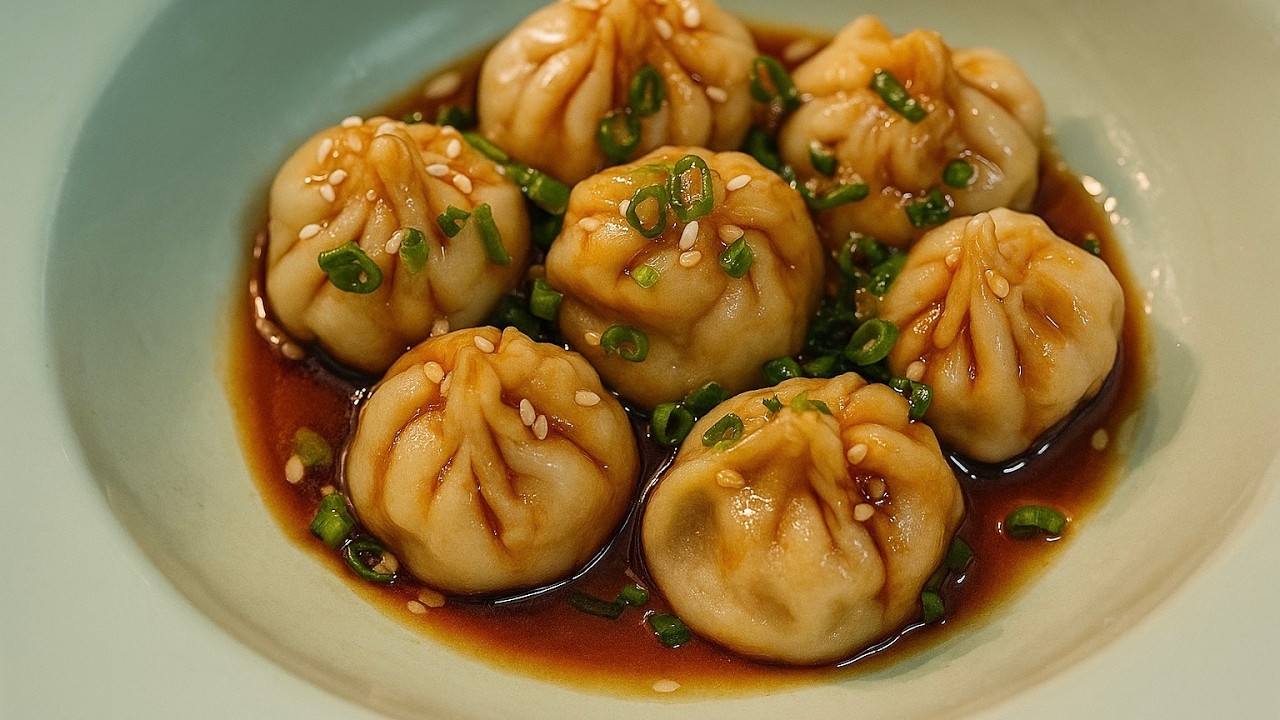 Chicken & Beef Dumplings Momo & Dim Sum Recipe Homemade Dumplings with ...