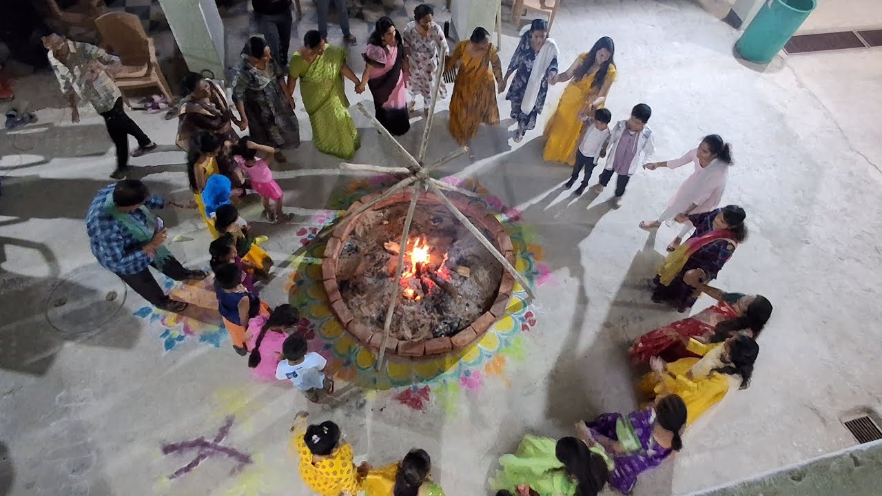 Bhogi & Sankranti Celebrations in Lalitha Divine County 2025 | Ameenpur ...