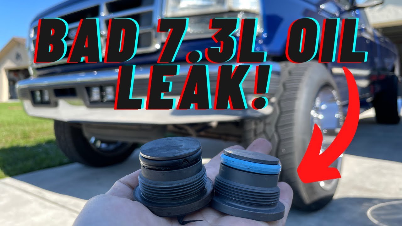 OBS 7.3L Powerstroke oil leak remedy! - YouTube