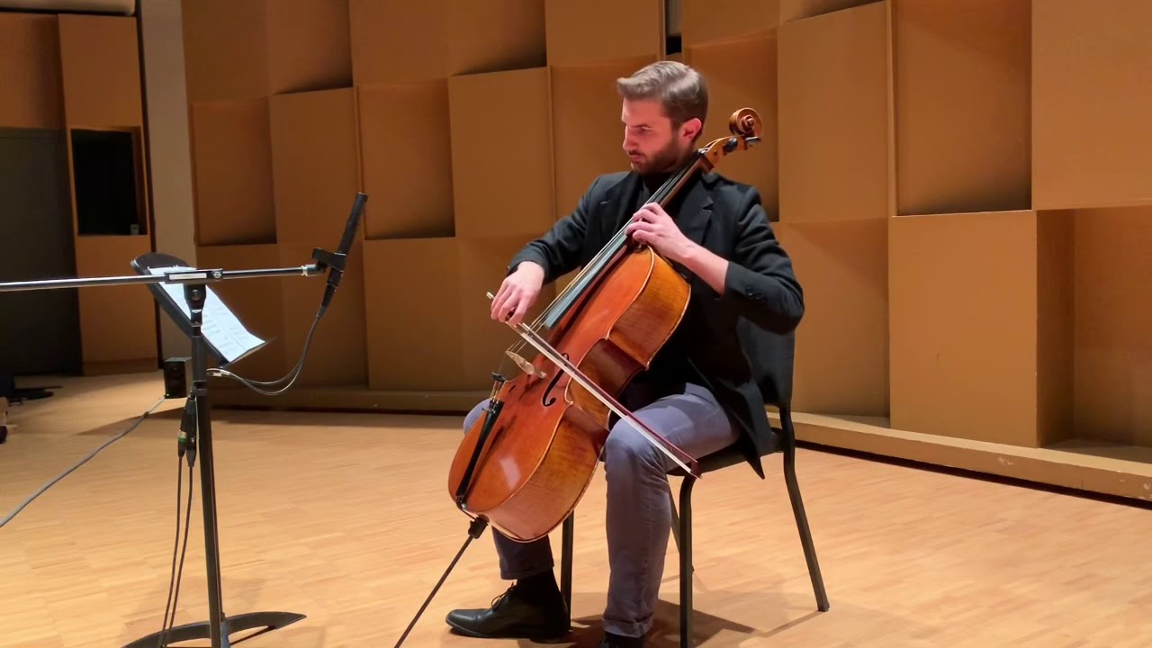 Brahms Symphony no. 2 cello excerpt- Matthew Fields - YouTube