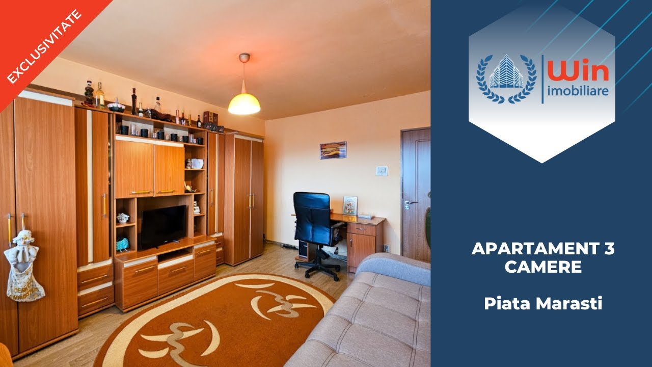 Exclusiv! Apartament 3 camere | Decomandat | Panorama | Piata Marasti ...