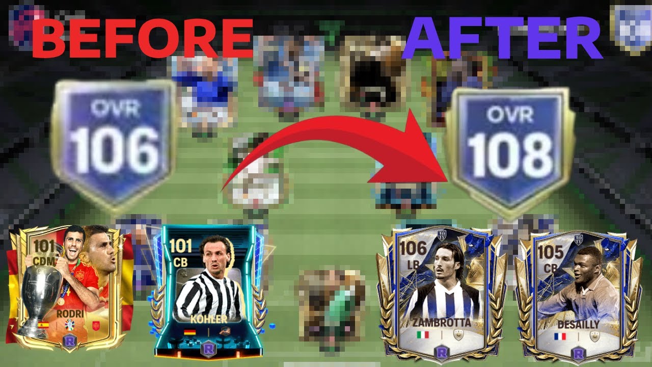 Huge 106 TO 108 overall TOTY SQUAD UPGRADE AND PACKS | EA FC MOBILE ...