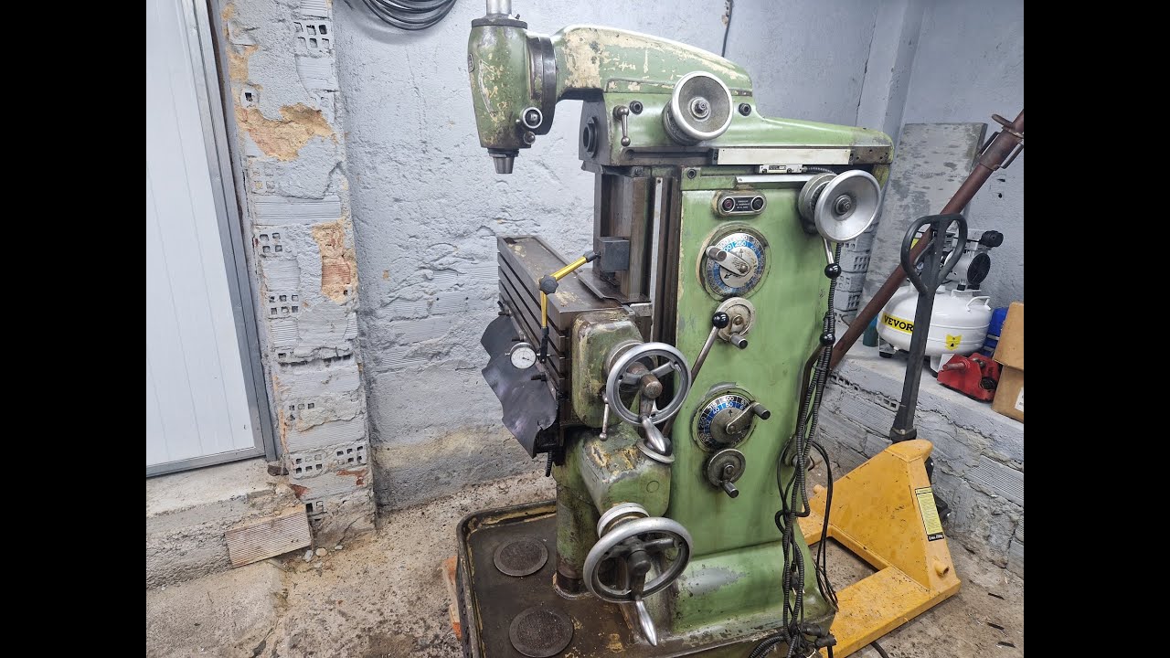 Fresadora DECKEL FP2 - 1965 - Retrofit - Parte1 - YouTube