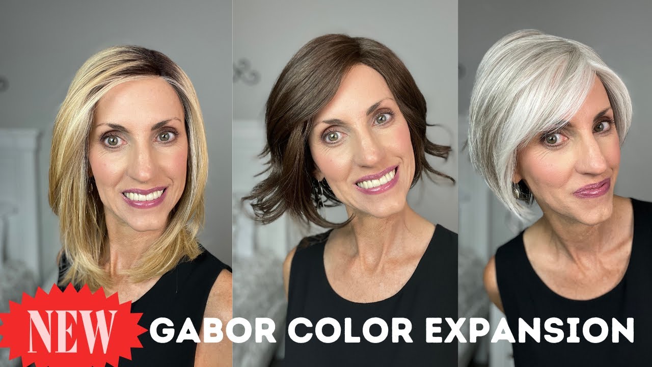 3 NEW Colors For The Gabor Luxury Designer Wigs! - YouTube