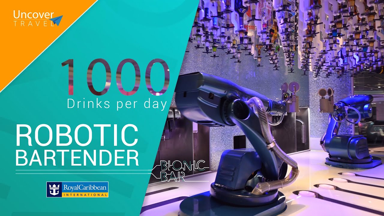 Robotic Bartender | Quantum of the Seas | Royal Caribbean - YouTube