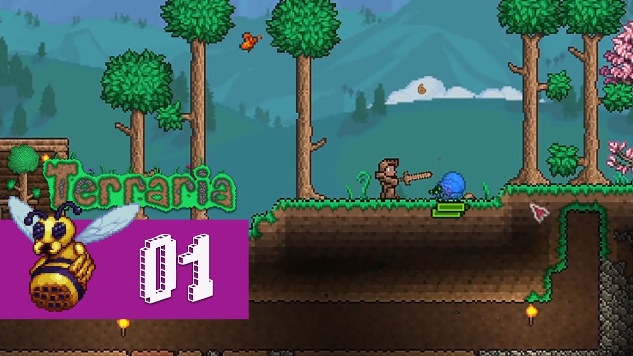 Welcoming Party || Terraria 1.4 Let's Play - Part 1 - YouTube