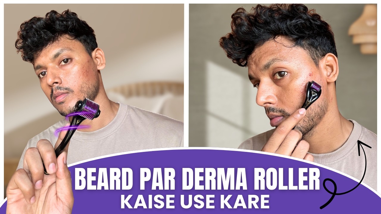 How to Use Man Matters Derma Roller | Man Matters Ka Derma Roller Kaise ...