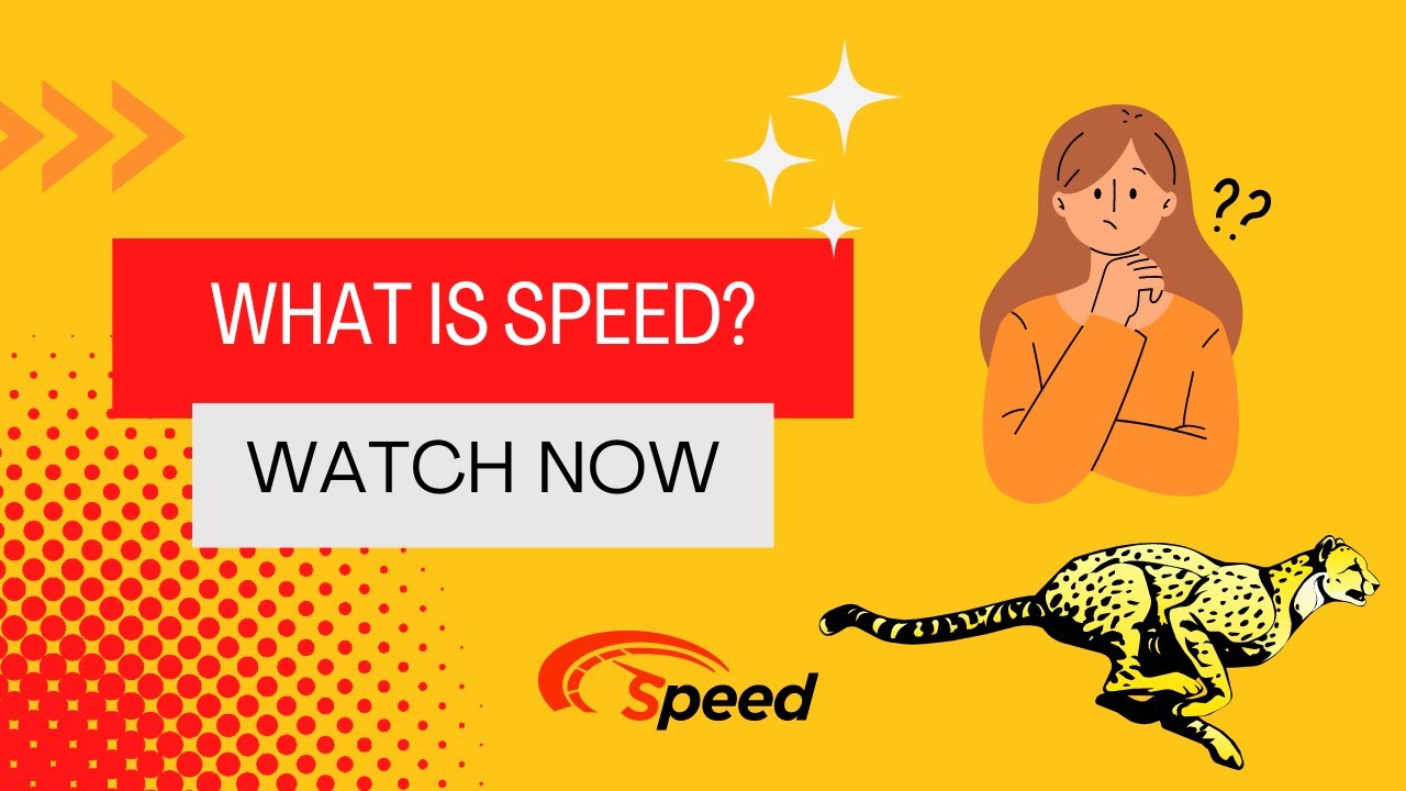 What is Speed? | Formula of Speed | Symbol of Speed | Lecture by Awista ...
