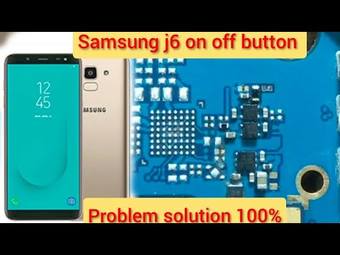 Samsung j6 on off button problem solution How to sm j6 power button ...