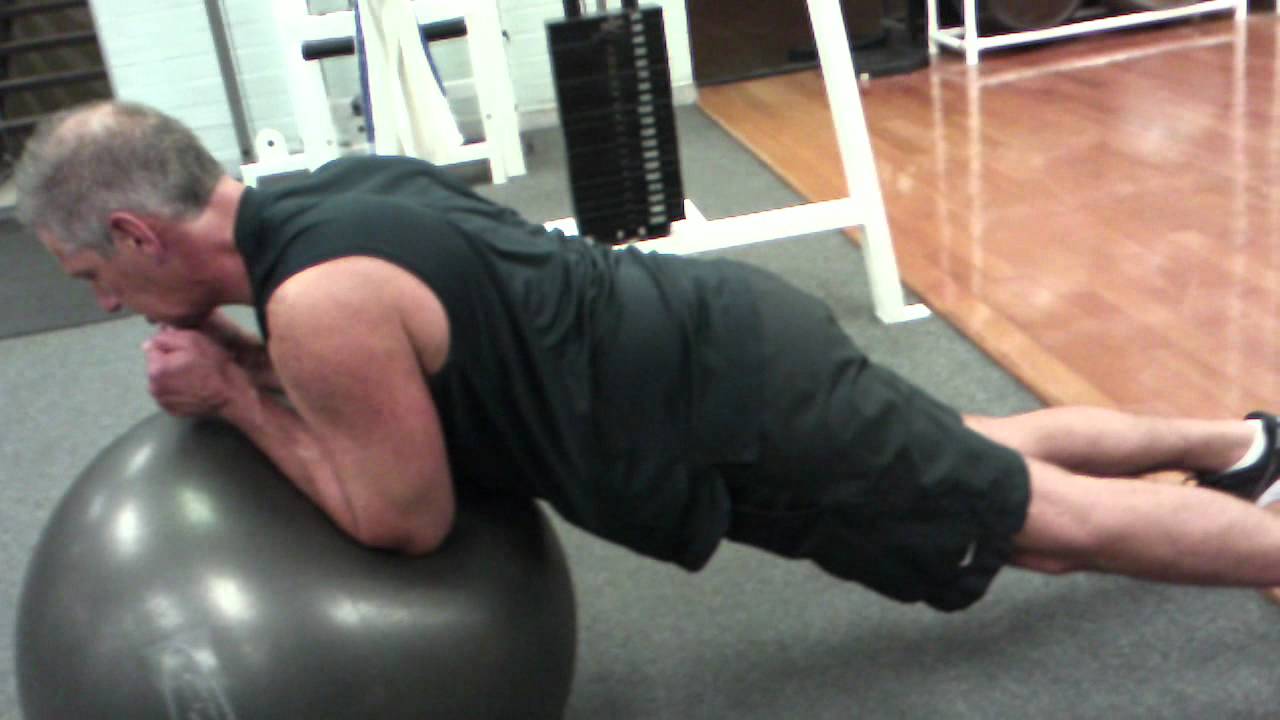 BALL: Prone iso- abs @ www.myfitnesspros.com - YouTube