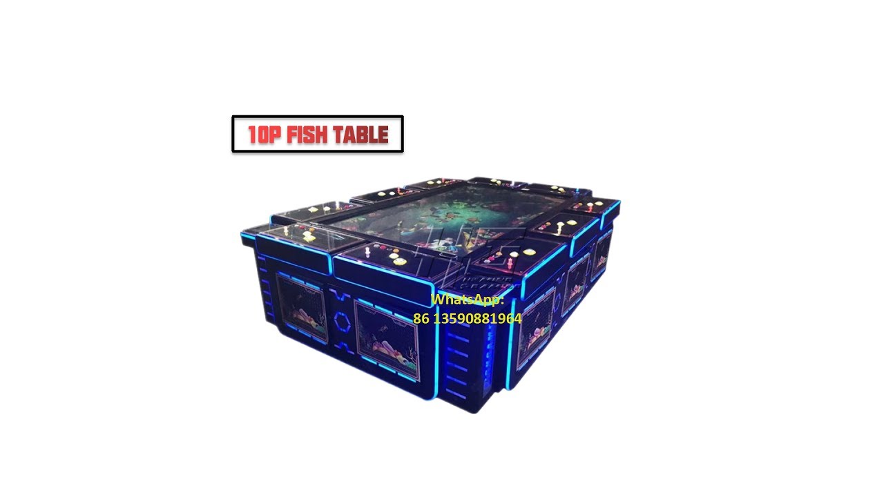 USA Arcade Room 10 Players Fishing Game Machine 86 Inch Fish Table Game ...