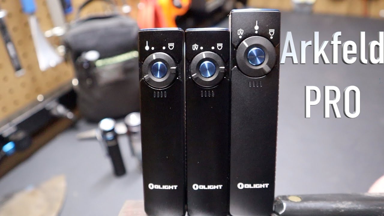 NEW Olight Arkfeld Pro 1300 Lumens UV & Laser - YouTube