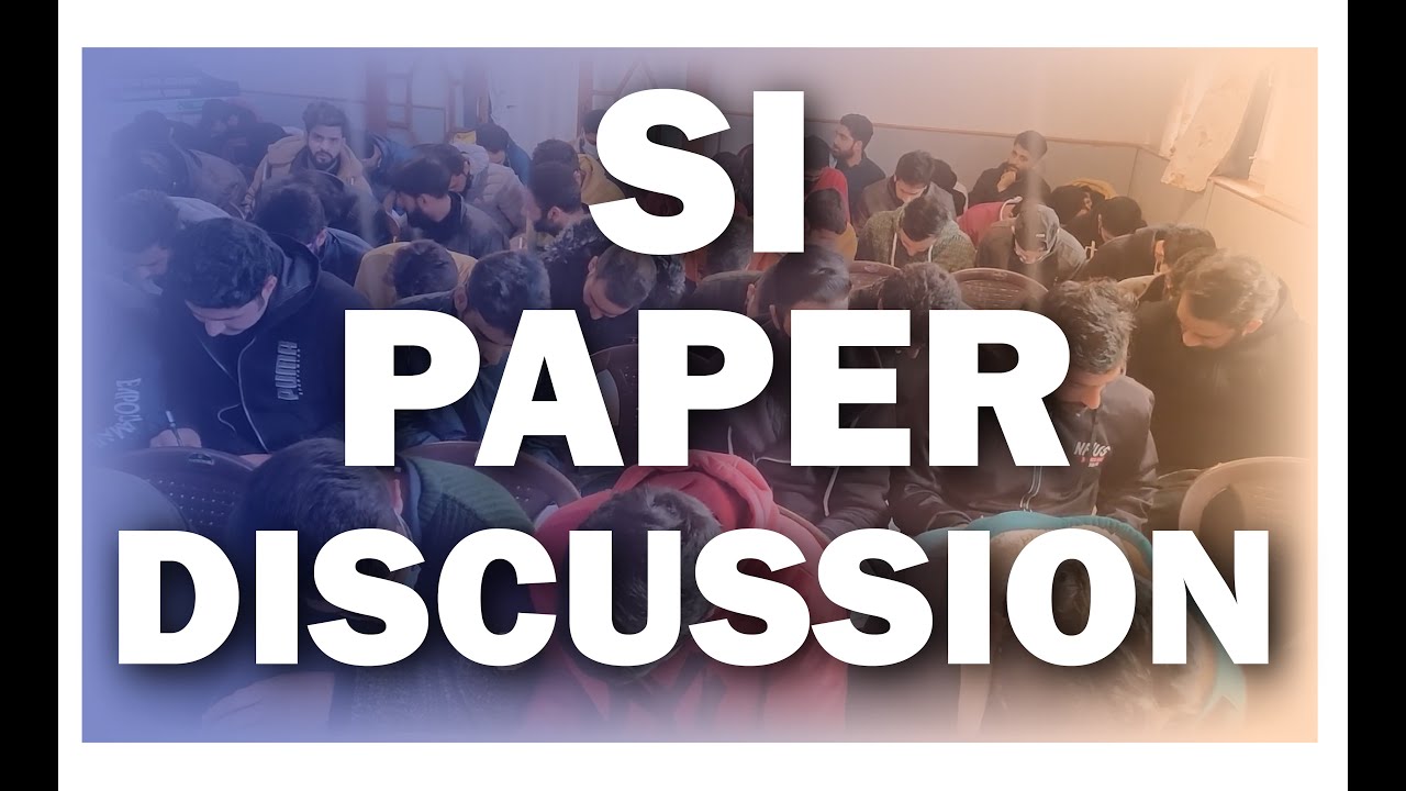 JKP - SI : 2017 PAPER DISCUSSION - YouTube