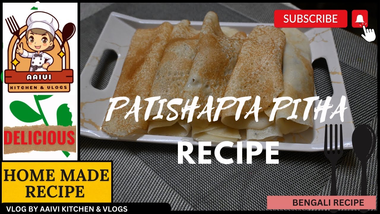 Traditional Patishapta Pitha|পাটিসাপটা পিঠা|পাটিসাপটা পিঠা রেসিপি# ...