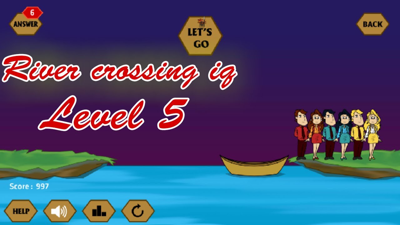 River Crossing IQ Game | Level 5 | Gamer Zone - YouTube