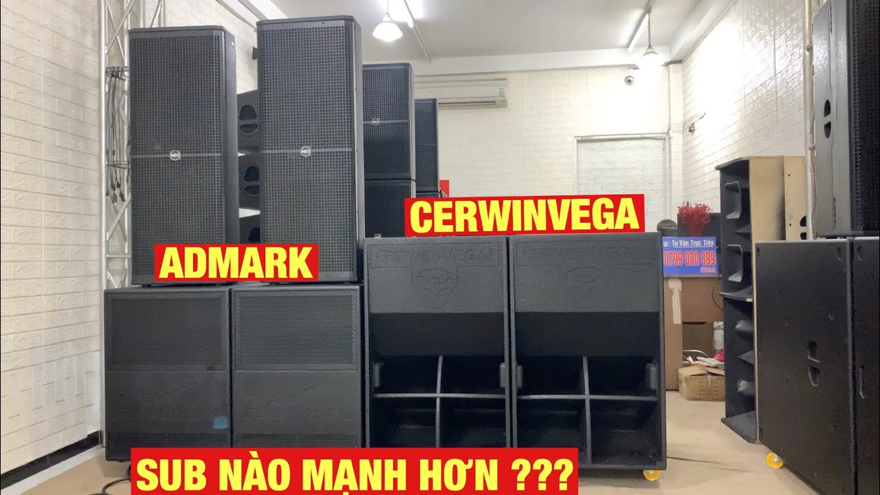 SO SÁNH: Sub ADMARK và Cerwin Vega. SUB NÀO HAY HƠN - SUB NÀO LỰC HƠN ...