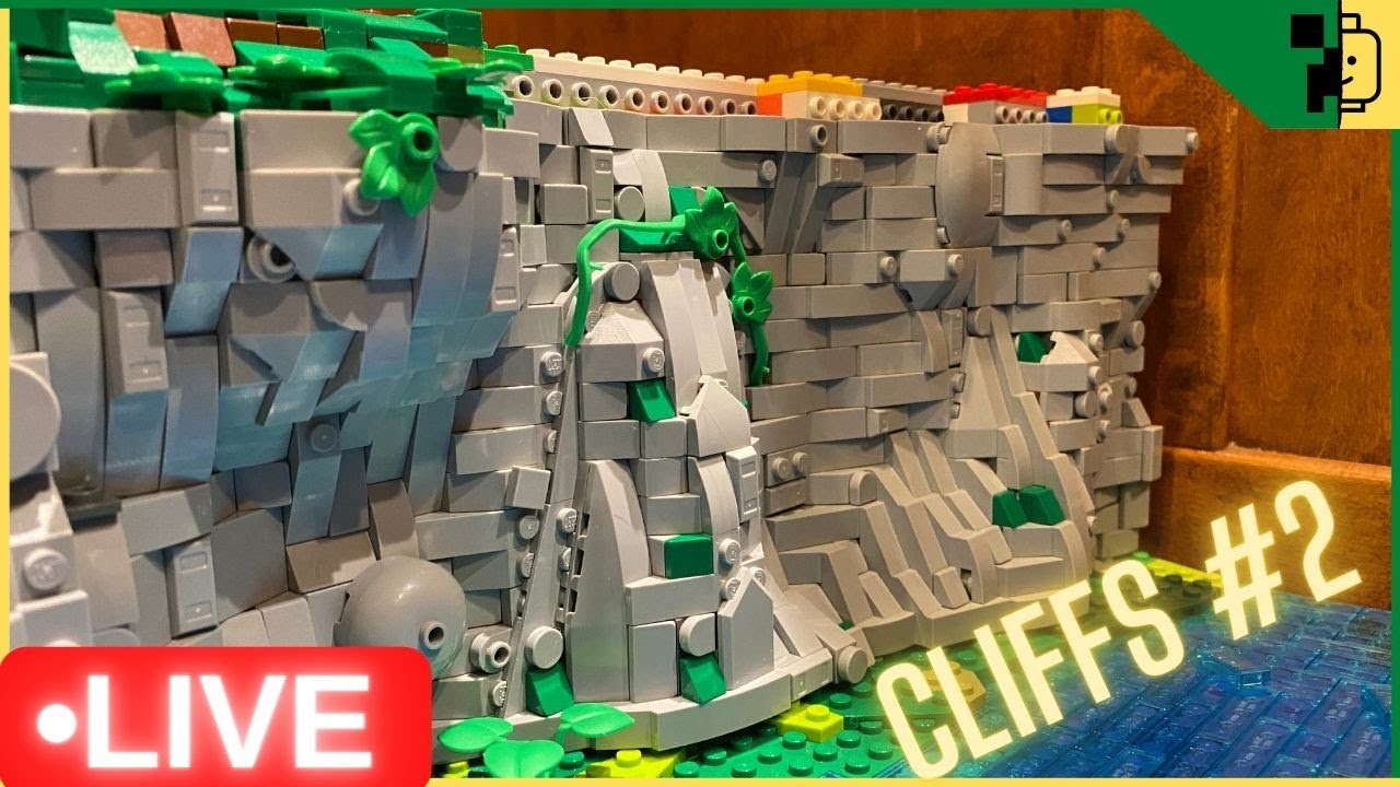 Literally CLIFFS - Building Mumbo's S8 base out of Lego - YouTube