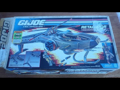 GI Joe Retaliator Helicopter w Updraft figure 1990 Hasbro - YouTube