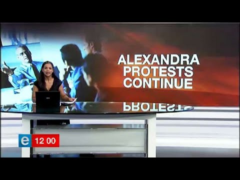 Alex protest continue for second day - YouTube