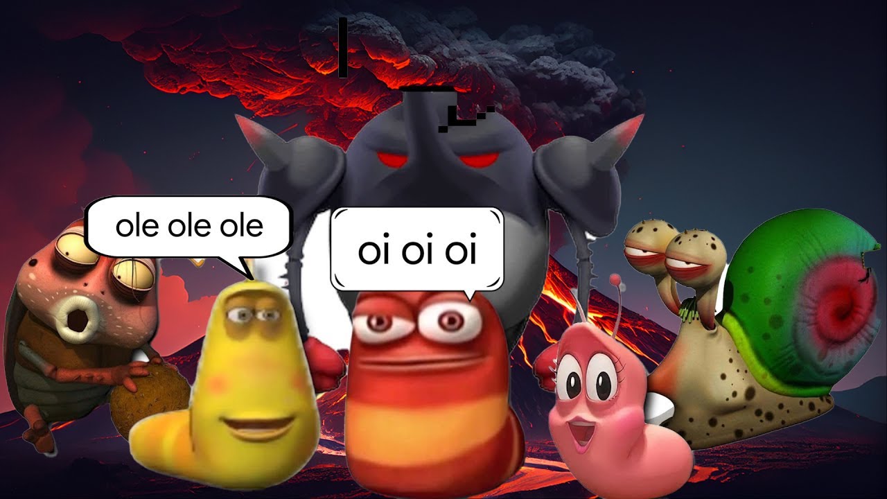 Red Larva Oi Oi Oi VS Ole Ole Ole VS Banh Banh VS Ua Ua VS Malav bilaik - YouTube