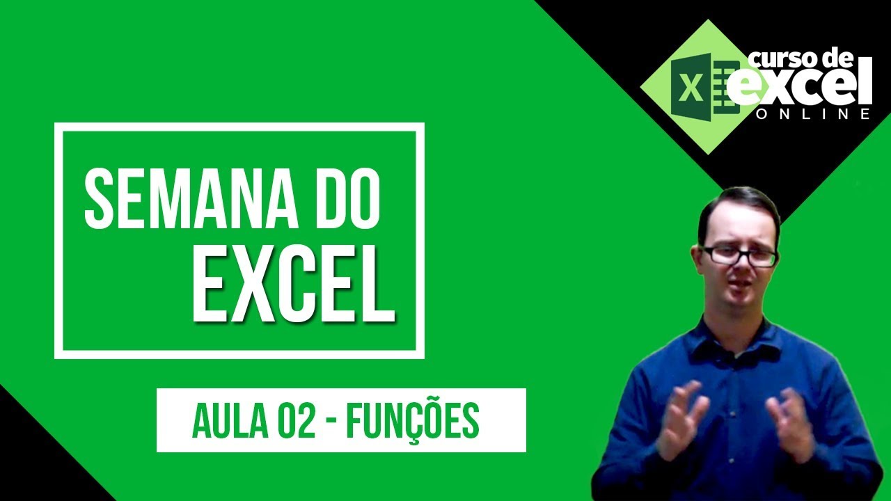 Como usar Funções do Excel 2016 - Aula 02 - YouTube