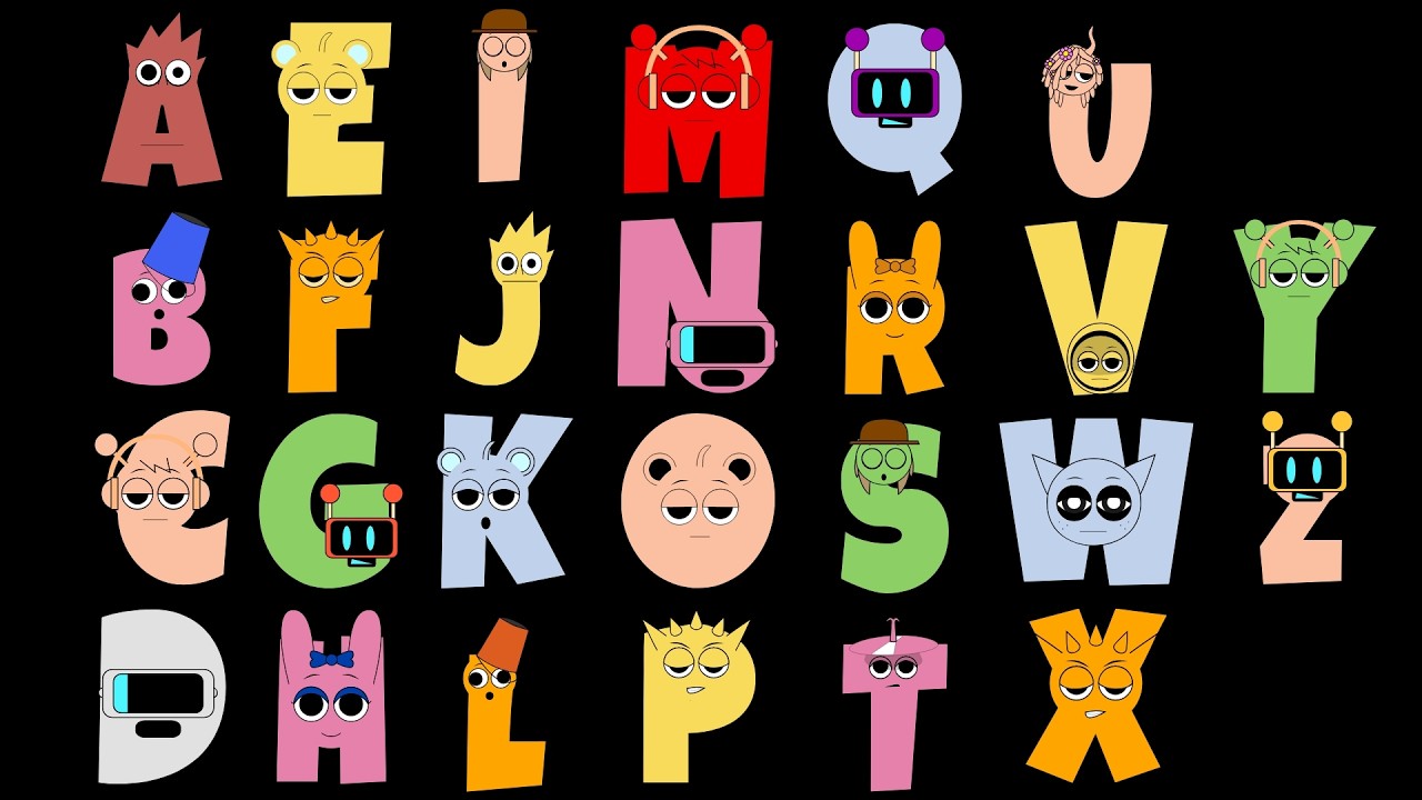 Sprunki Sounds Phonics + ABC Alphabet Song | Learn ABC with Sprunki ...