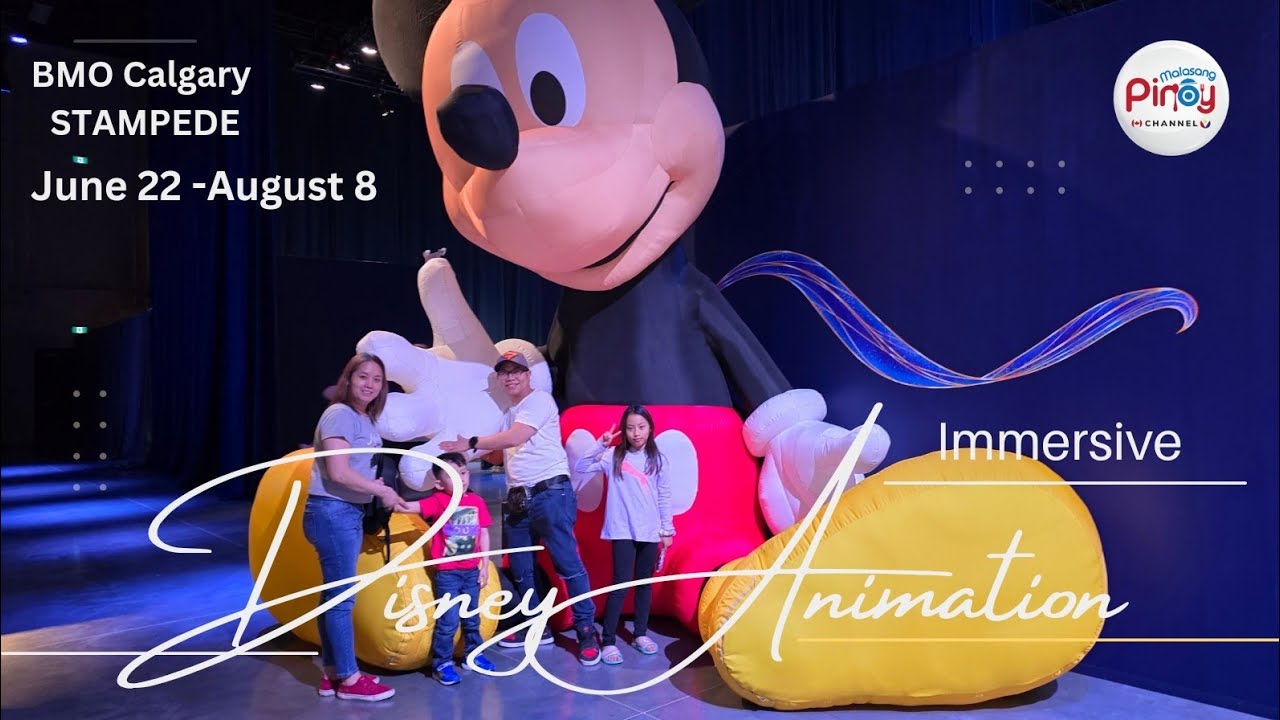 IMMERSIVE Disney Animation at BMO CALGARY Stampede - YouTube
