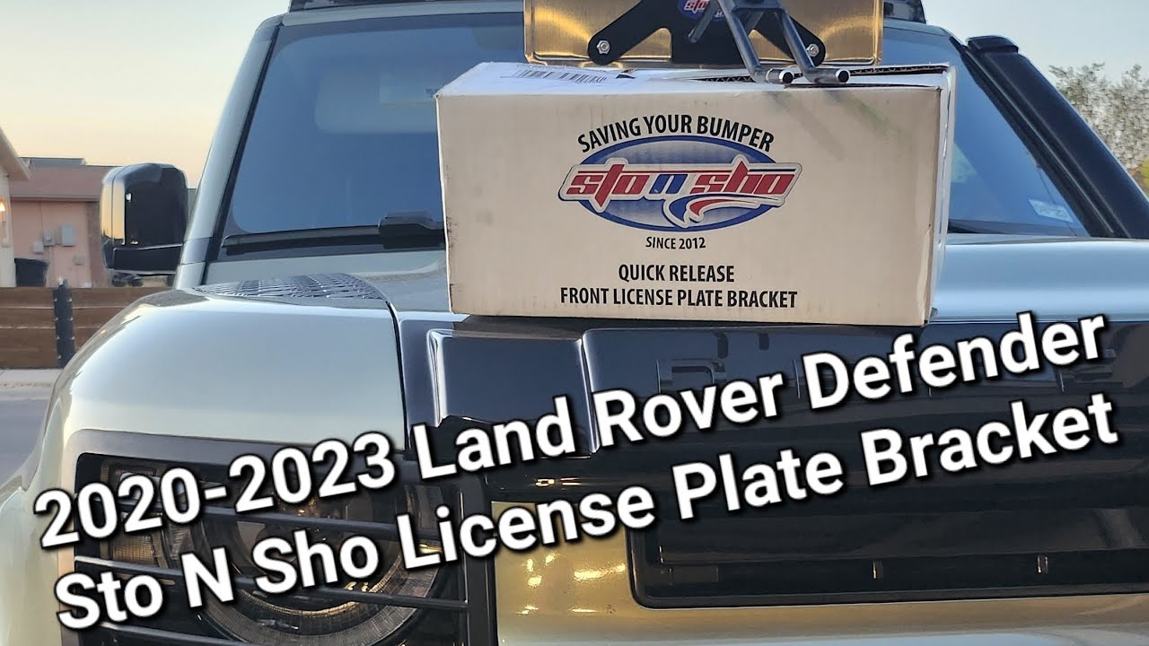 2020-2023 Land Rover Defender Sto N Sho Front License Plate Bracket ...