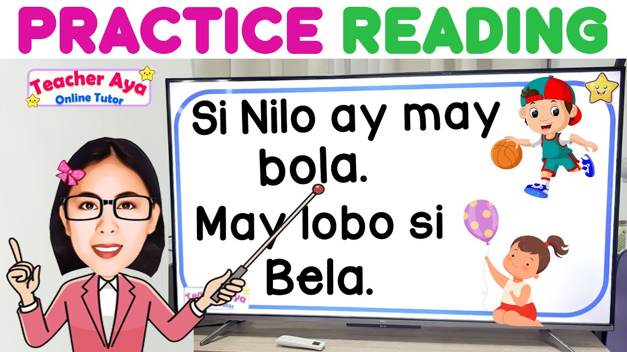 Filipino | Pagsasanay sa pagbasa ng mga pangungusap Grade1 | Magsanay ...