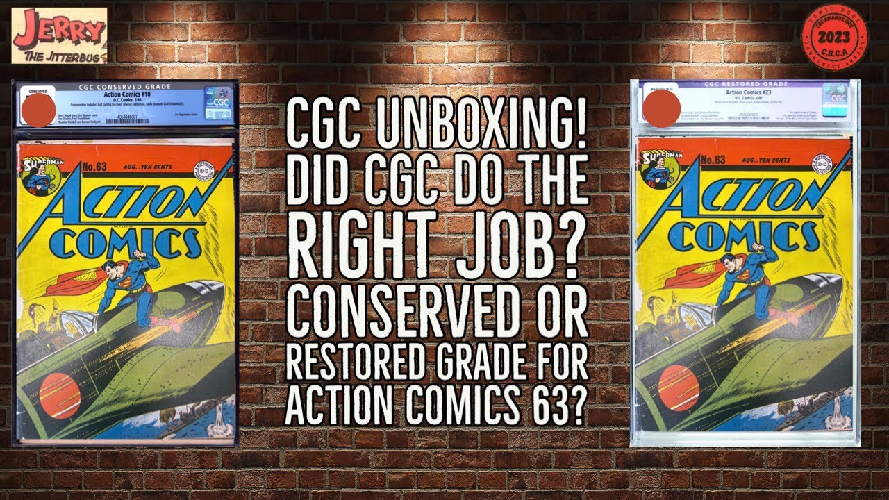 CGC Unboxing! Did CGC do the Right Job? Conserved or Restored Grade for ...