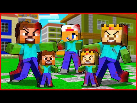 FAKİR, ZENGİN VE KEREM KOMİSER ZOMBİ OLDU! 😱 - Minecraft