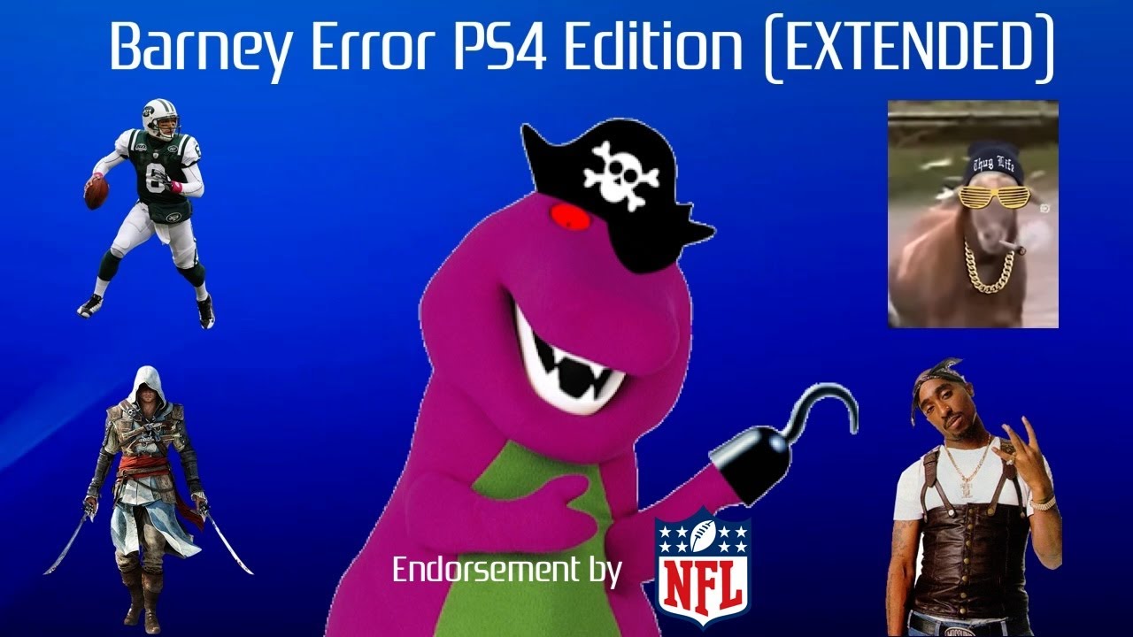 Barney Error PS4 Edition (EXTENDED) (17+ ONLY) - YouTube