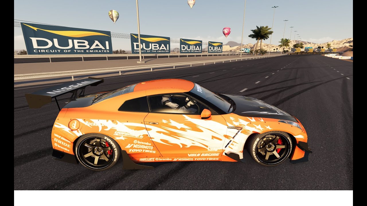 Testing the 2021 Nissan GT - R35 (WITH CAR DOWNLOAD LINK) at Dubai FM7 ...