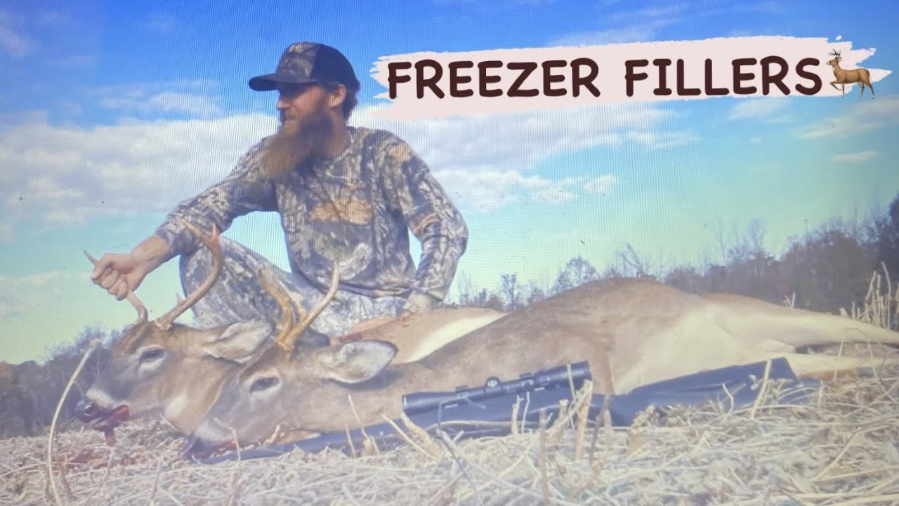 FREEZER FILLERS| DOUBLED UP opening day of RIFLE season - YouTube