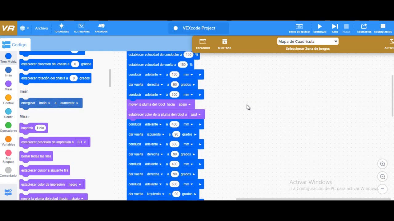 Letra A en vr.vex - YouTube