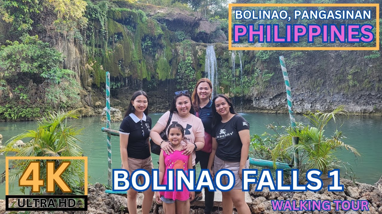 [4K] 🇵🇭 Bolinao Falls 1 Walk | Day Tour - Amazing View - YouTube