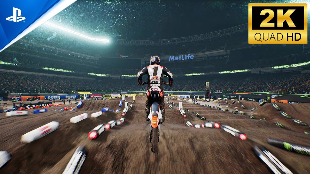 Monster Energy Supercross Gameplay | Ultra High Realistic Graphics [2K ...