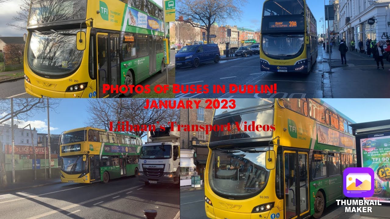 Photos of Buses in Dublin Part 5 all taken in January 2023 - YouTube